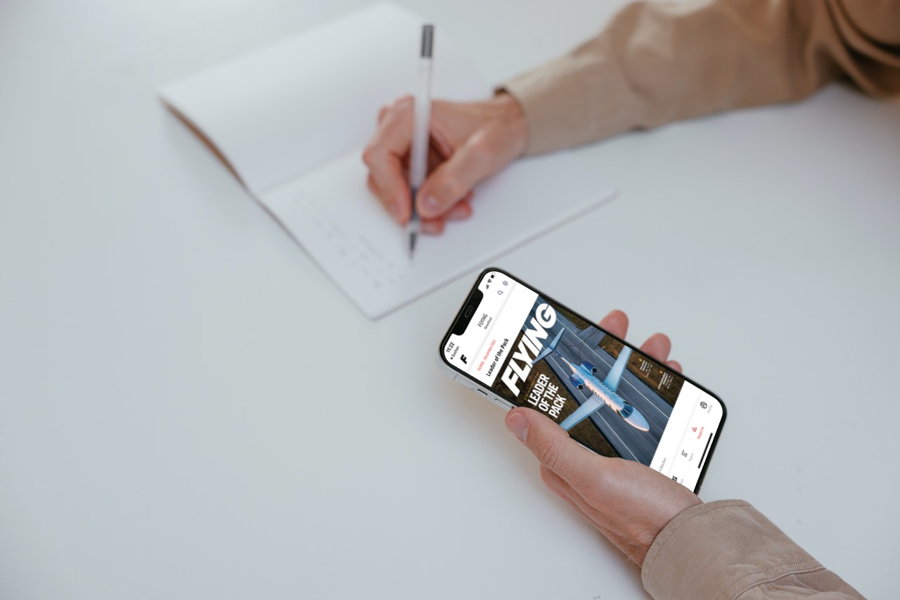 How FLYING Mag integrates their e-paper into the app | tchop Blog